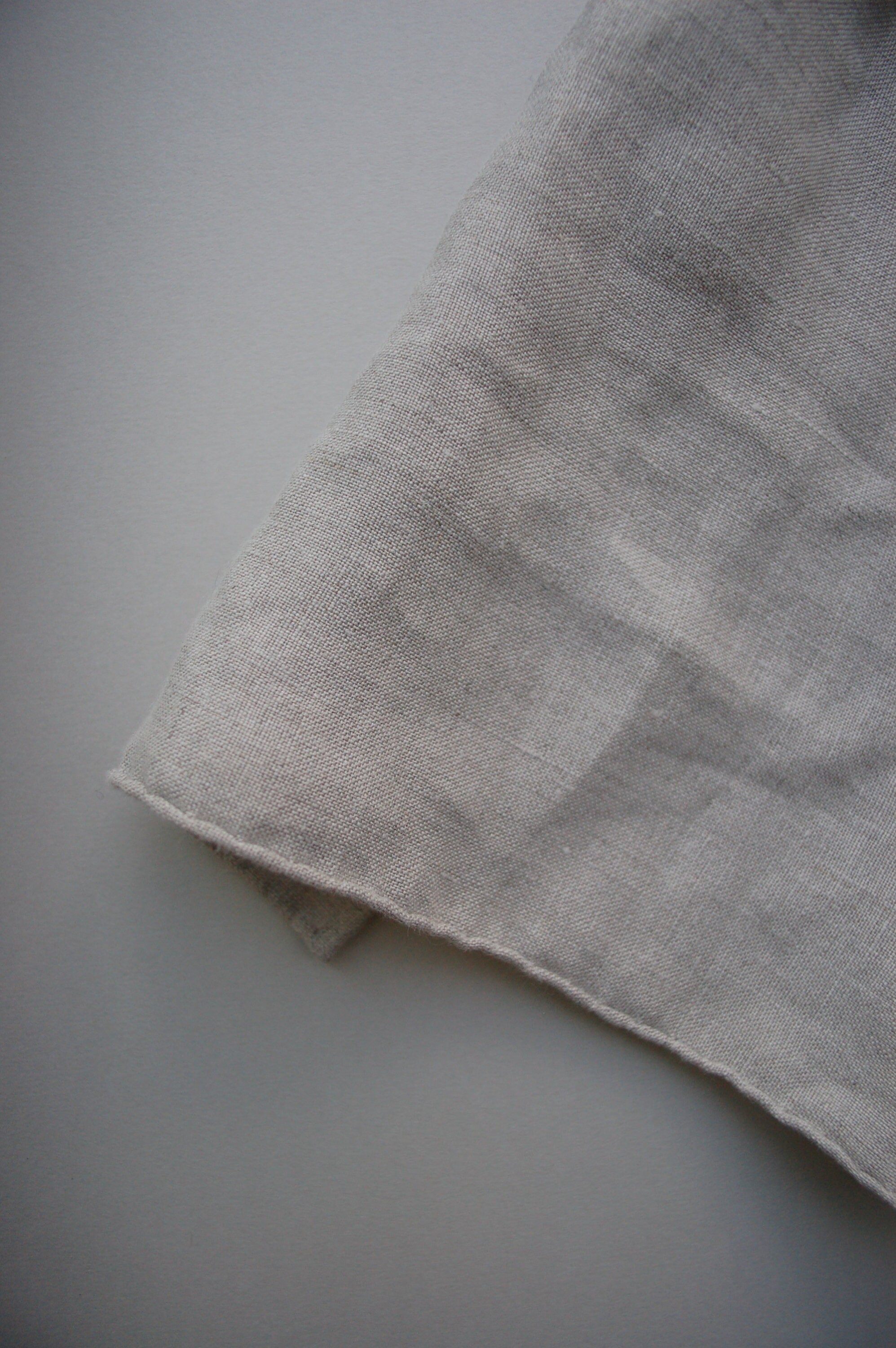 Handrolled Lithuanian Linen Scarf. Handsewn Undyed Linen - Etsy