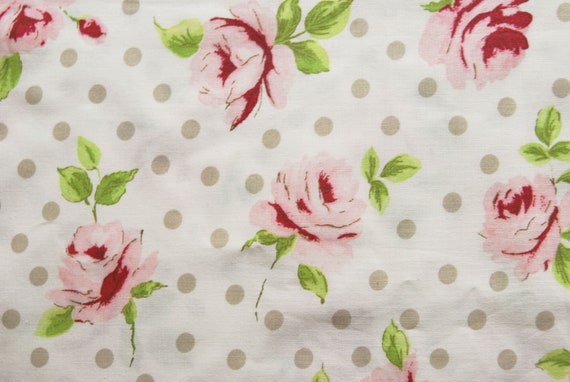 Pink cotton fabric prints fabric for upholstery fabric | Etsy