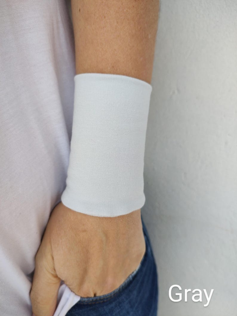 Yellow Wrist Cuff, Wide Wrist Cover, Chunky Cuff Bracelet, Fashion ...