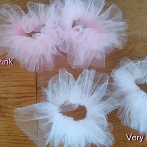Pink Ruffle Tulle Cuff, Pink Cuff Bracelet, Light Pink Armbands, Dance ...