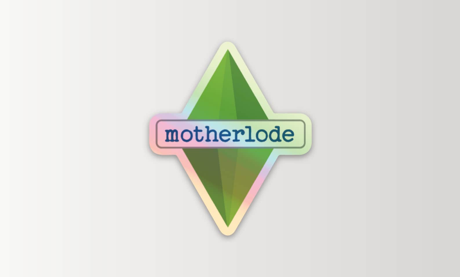 Sims Plumbob Holographic Sticker | Motherlode Cheat | Sims 2, Sims 3 ...