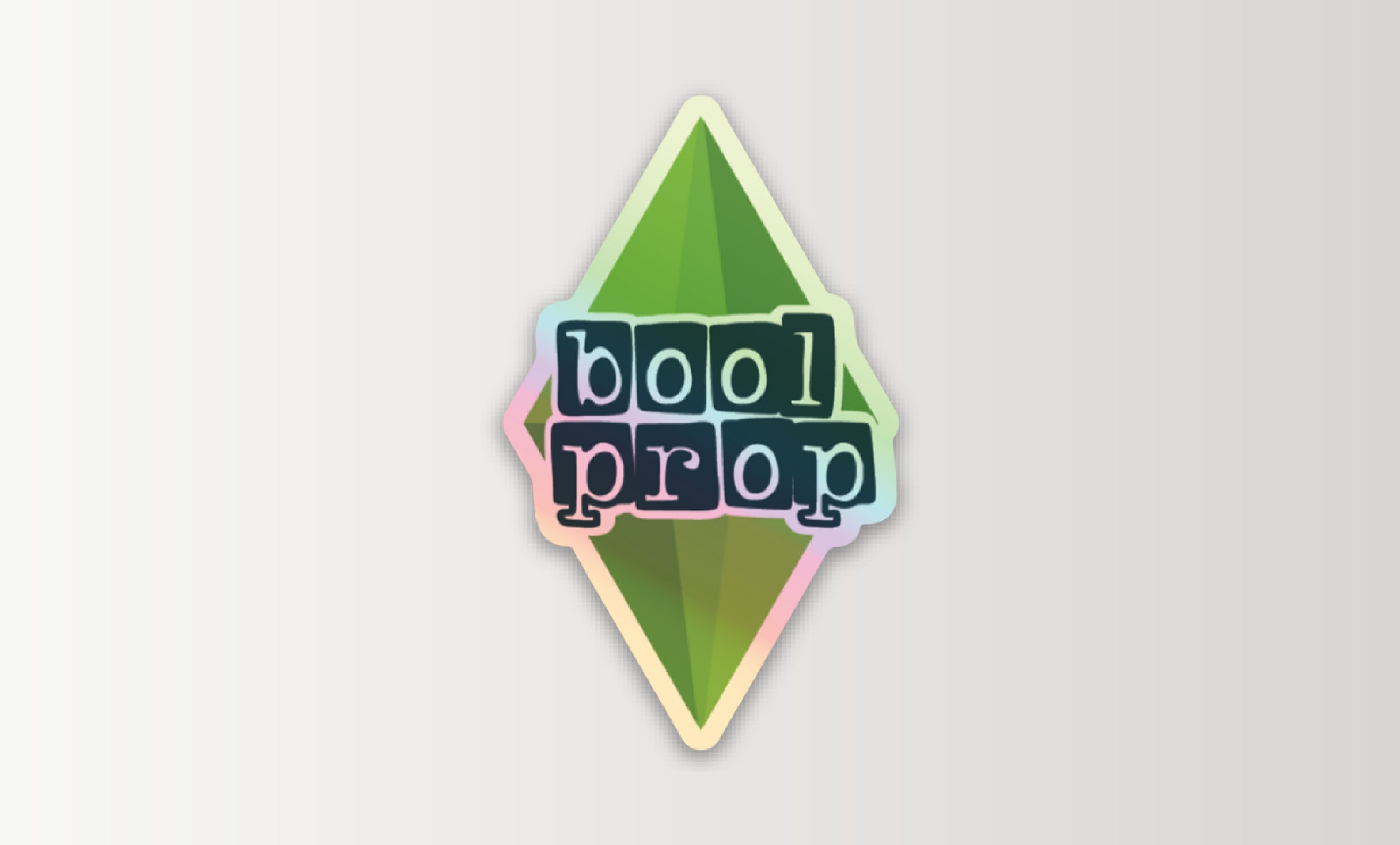 Sims Plumbob Holographic Sticker | Bool Prop Testing Cheats | Sims 2 ...
