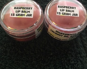 Raspberry Lip Balm | Etsy