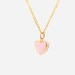 Rose Quartz Heart Necklace Rose Quartz Gift for Girlfriend - Etsy