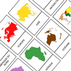 Large Fabric World Map, + Continent & Ocean Labels to Scratch and ...