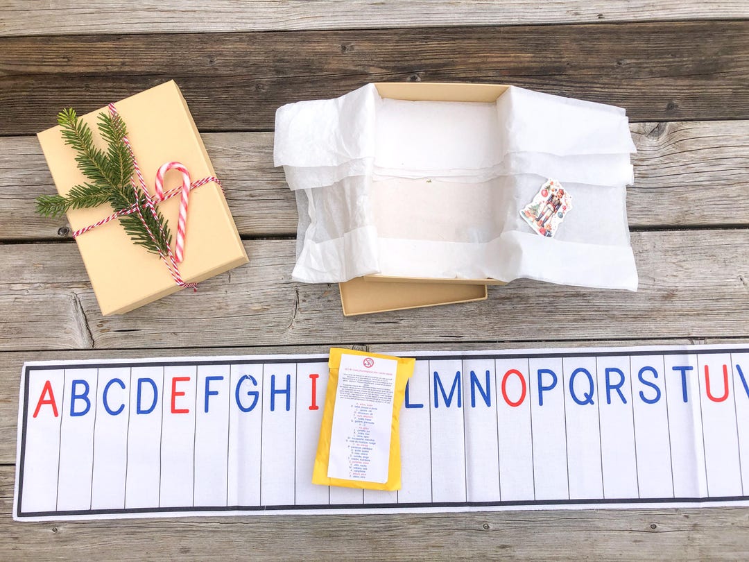 Montessori Reading Set, Limited Christmas Edition, Alphabet Frieze and ...