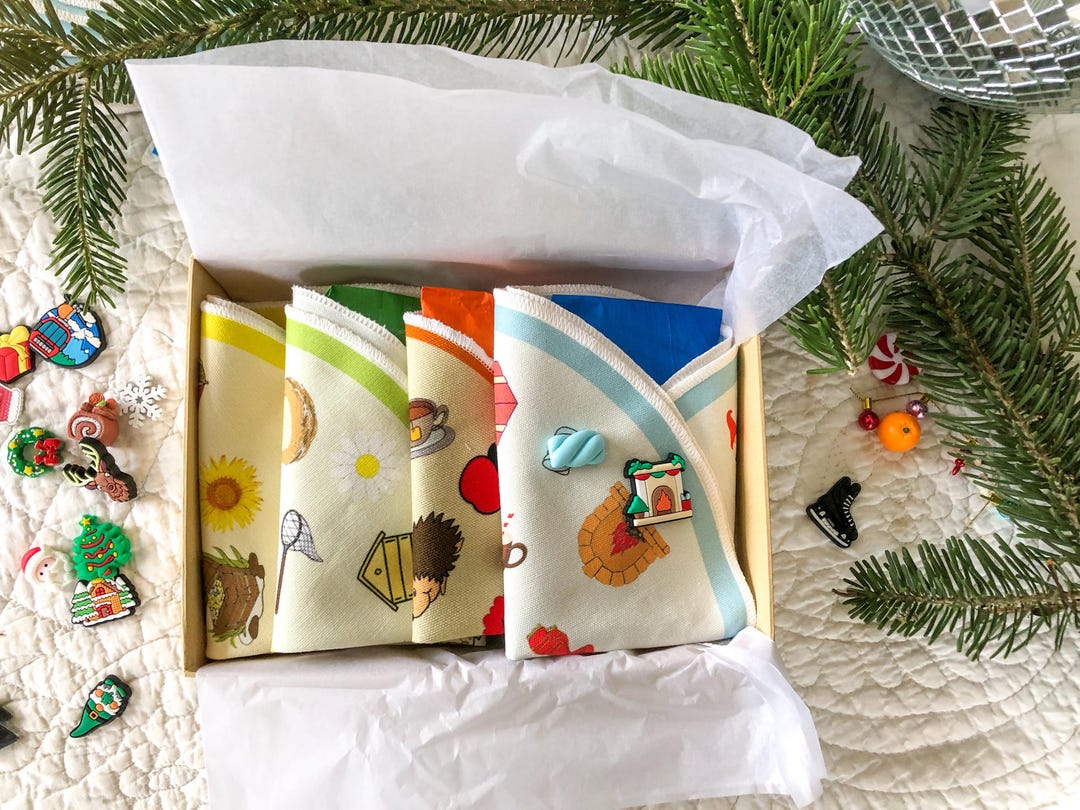 Christmas Gift Set, 4 Seasons, Search and Find, Montessori, Drawings ...