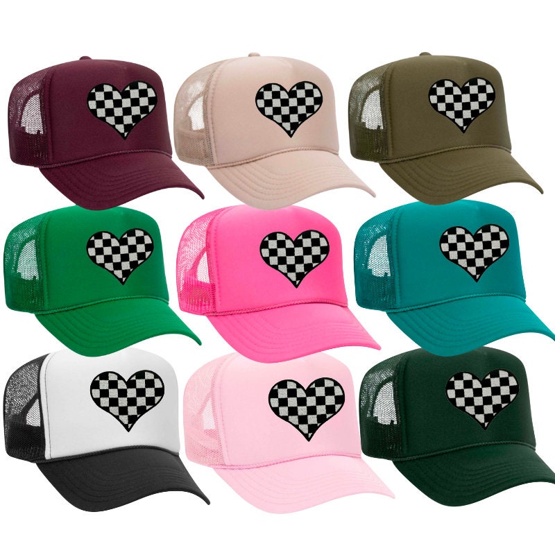 Checkered Hat - Etsy