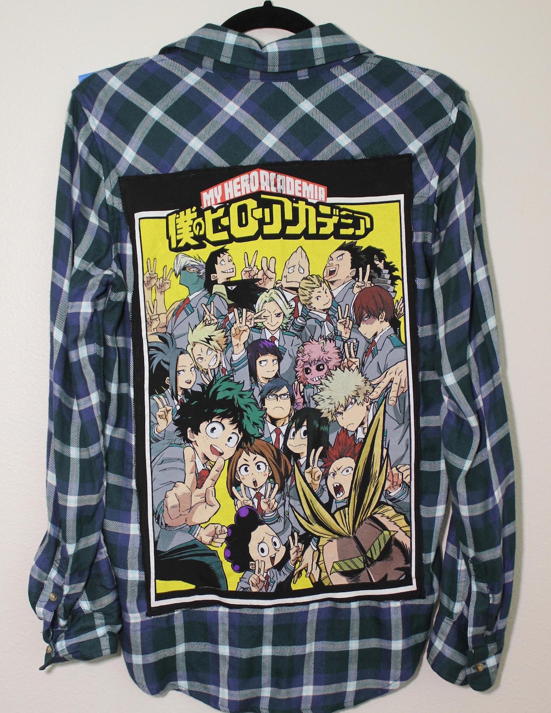 My Hero Academia Anime Flannel Shirt Women's Small - Etsy