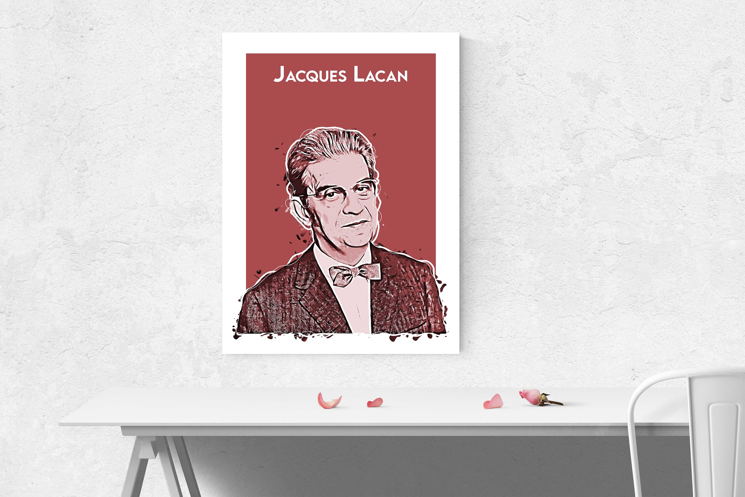 Jacques Lacan Poster Print Vier Farben A5 A4 A3 A2 - Etsy.de