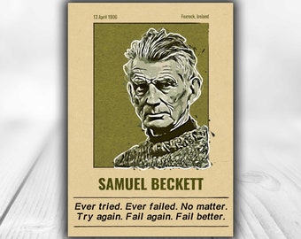 Samuel Beckett - Etsy