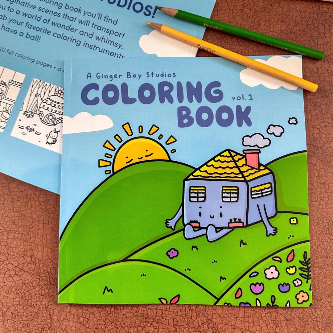 Ginger Bay Studios Coloring Book | Creative Coloring for Adults and ...