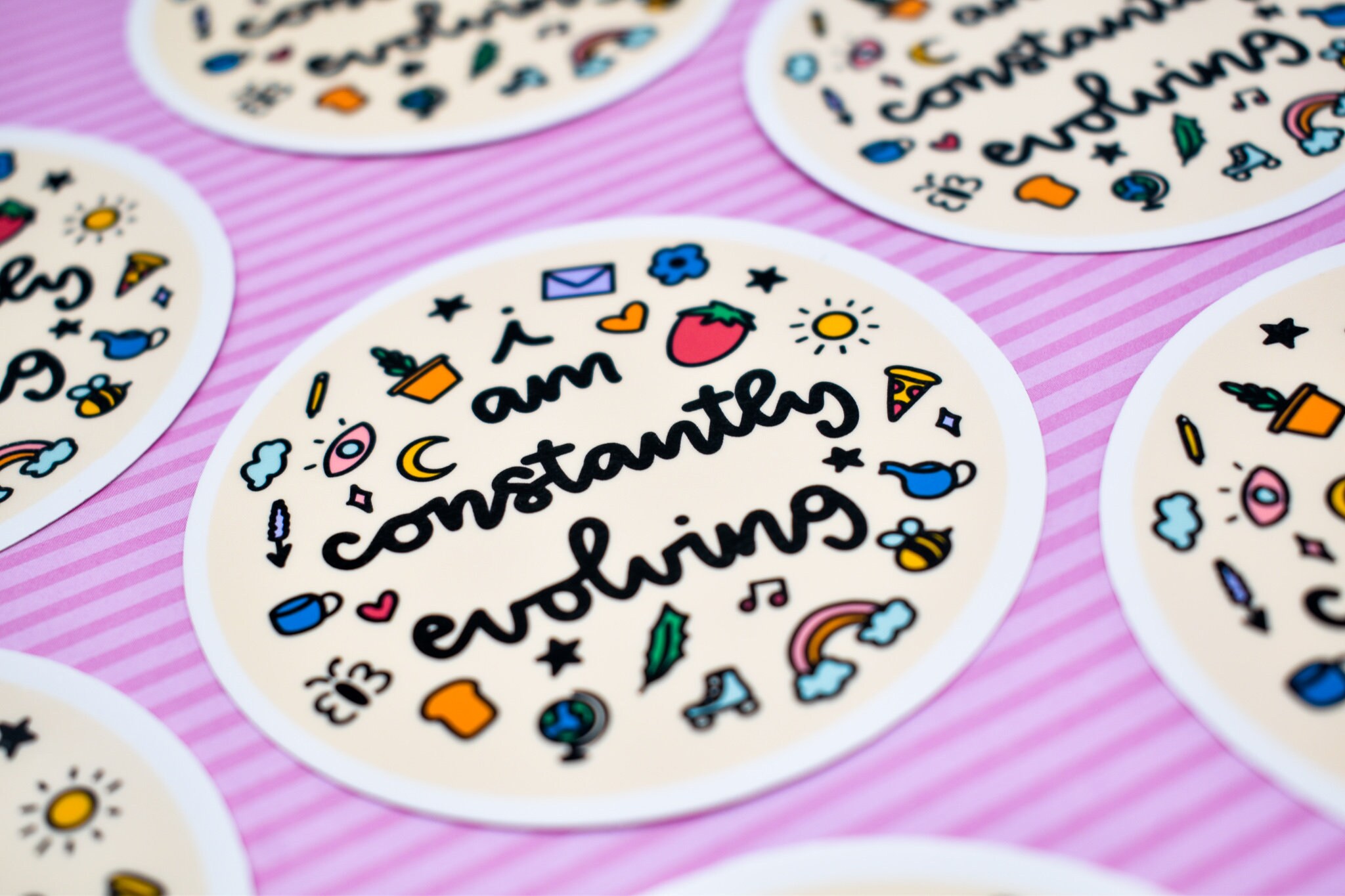 Constantly Evolving Sticker Laptop Sticker Cute Sticker | Etsy