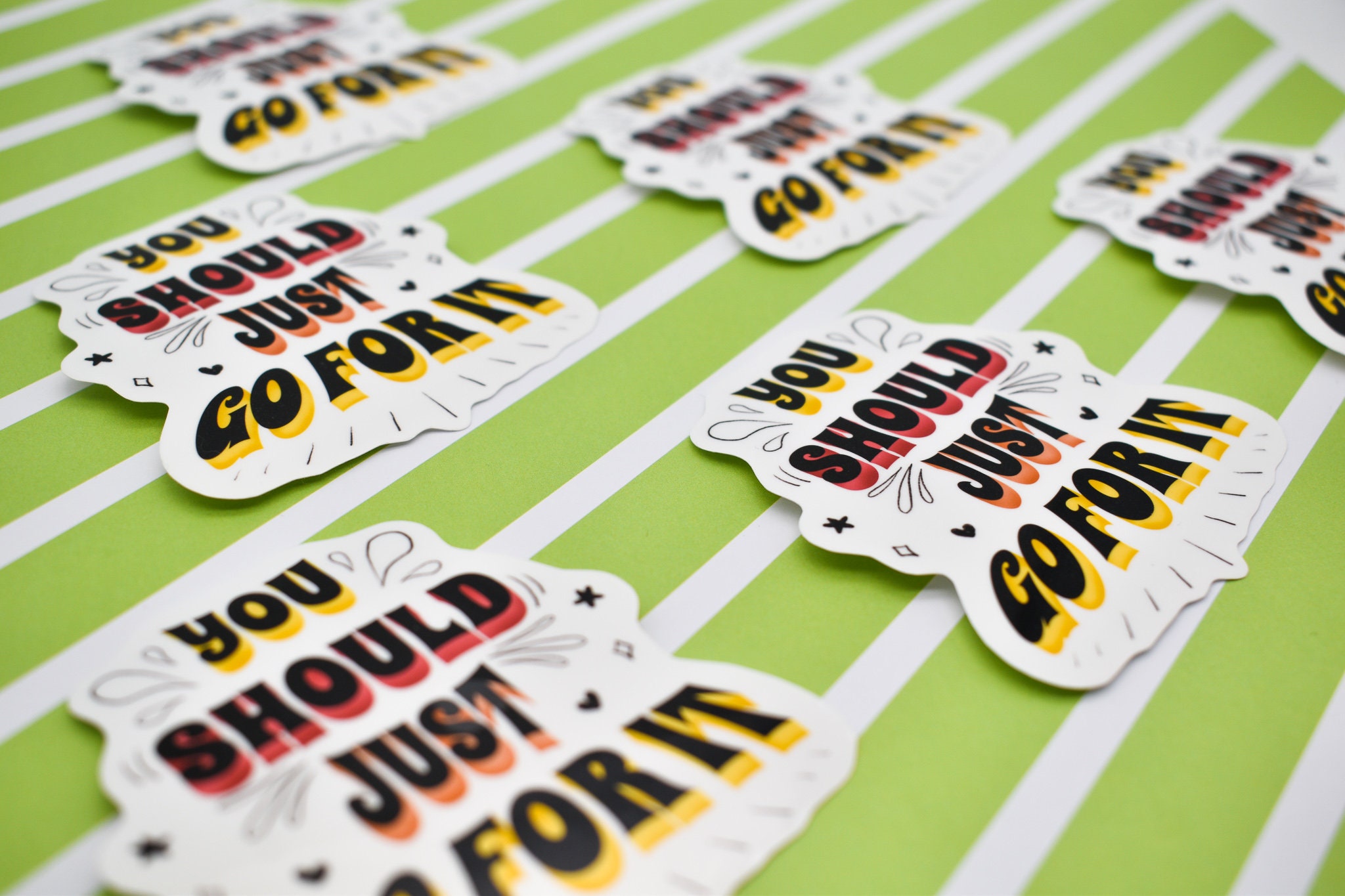 Go for It Sticker Laptop Sticker Cute Sticker Waterproof - Etsy