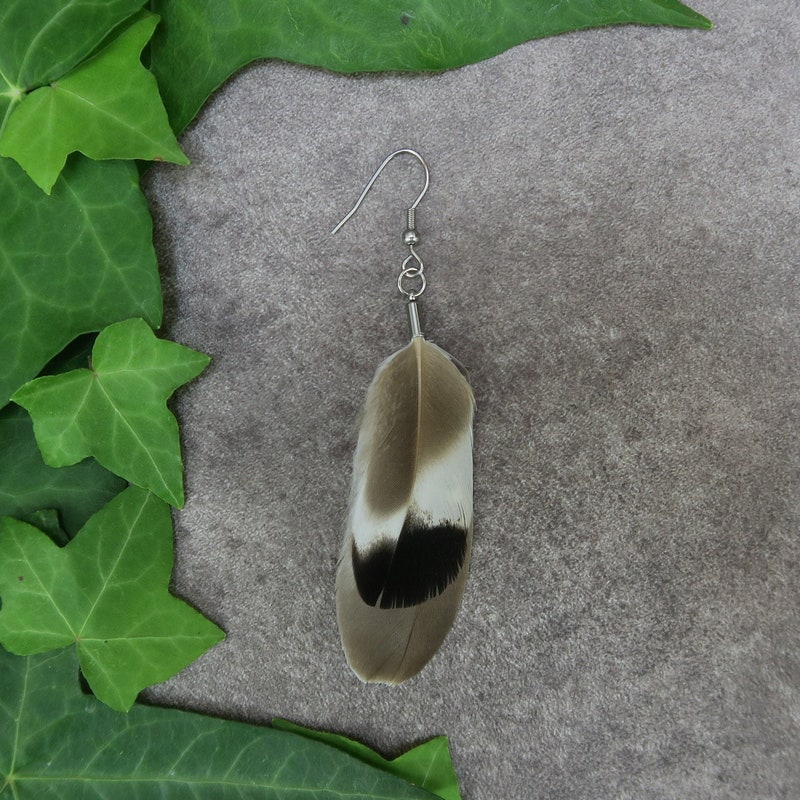 Real Feather Earrings - Etsy