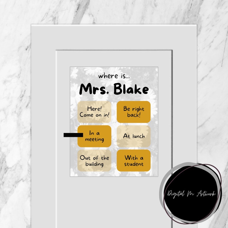 Office Door Sign, Principal Door Sign, Door Sign for Office, Counselor ...