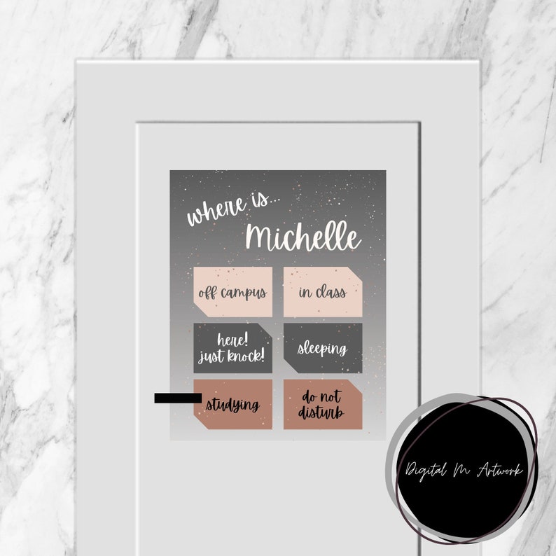 CUSTOM Dorm Door Sign, Dorm Door Decorations, Dorm Door Sign, Office ...