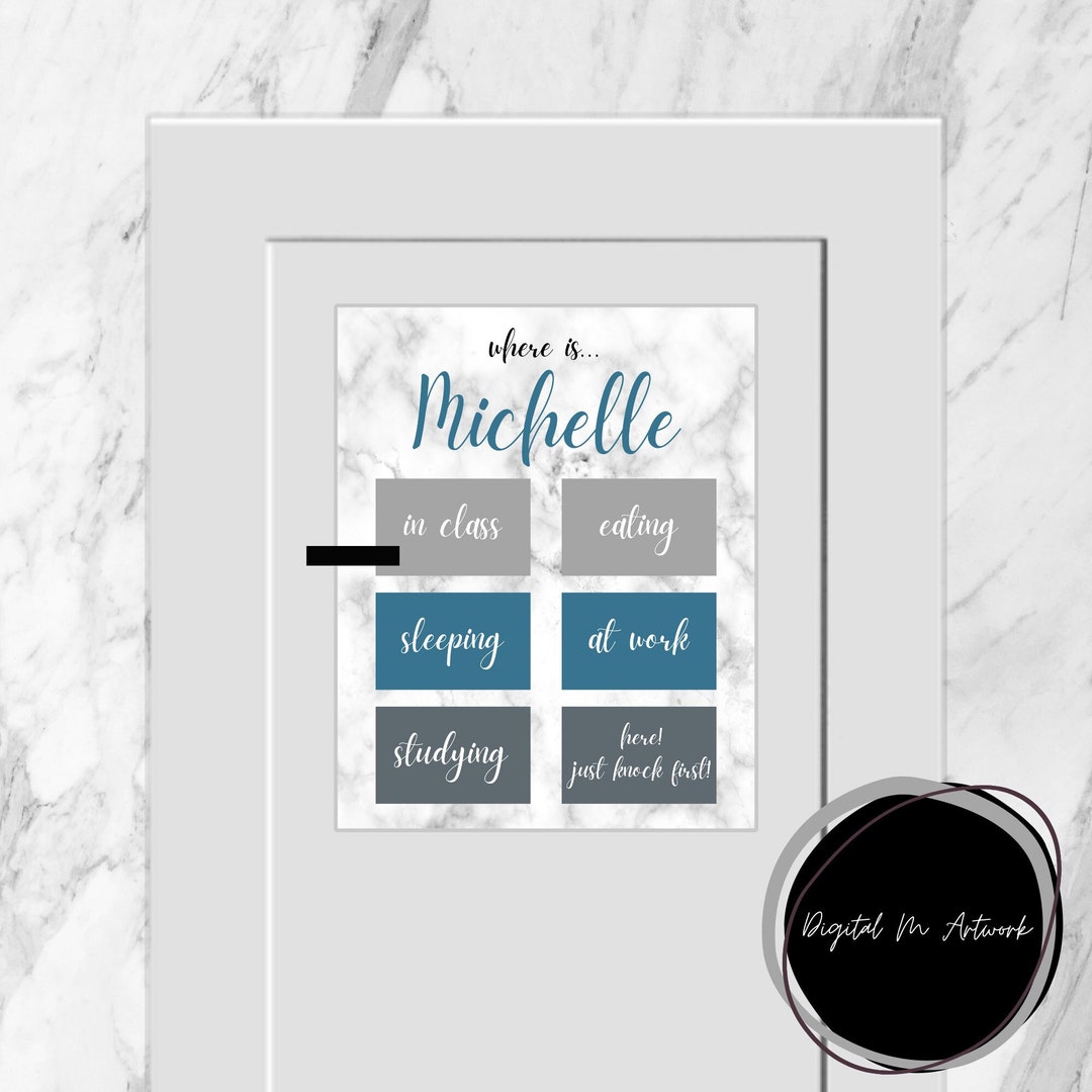 CUSTOM Door Sign, Custom Dorm Sign, College Dorm Sign, Dorm Room Door ...