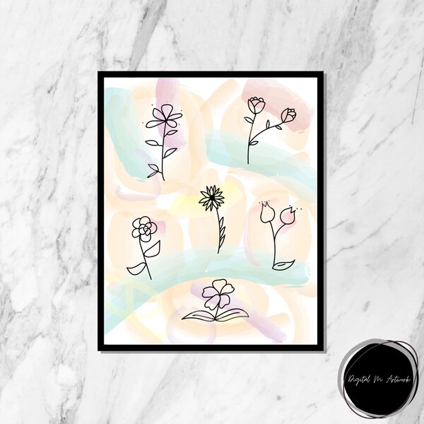 Simplistic Wall Art - Etsy