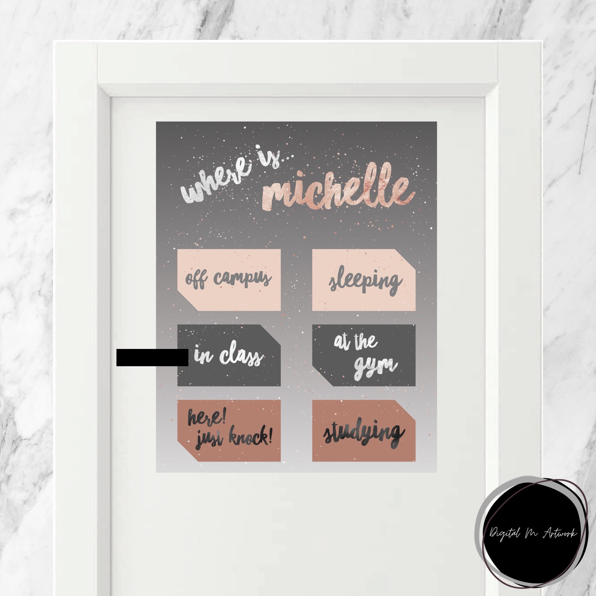 CUSTOM Dorm Door Sign, Dorm Door Decorations, Dorm Door Sign, Office ...