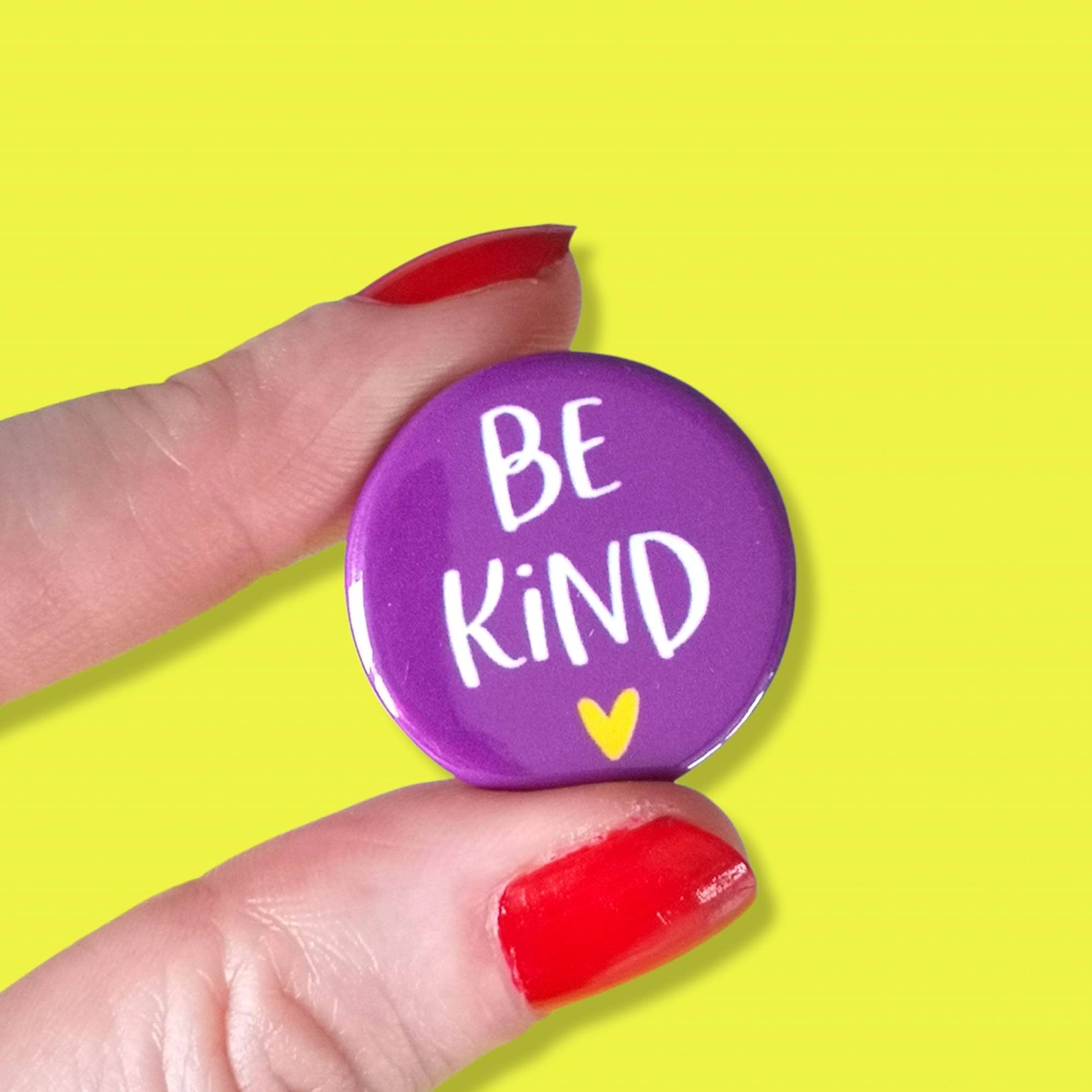 Be Kind Button Badge Kindness Matters Motivational Pin | Etsy