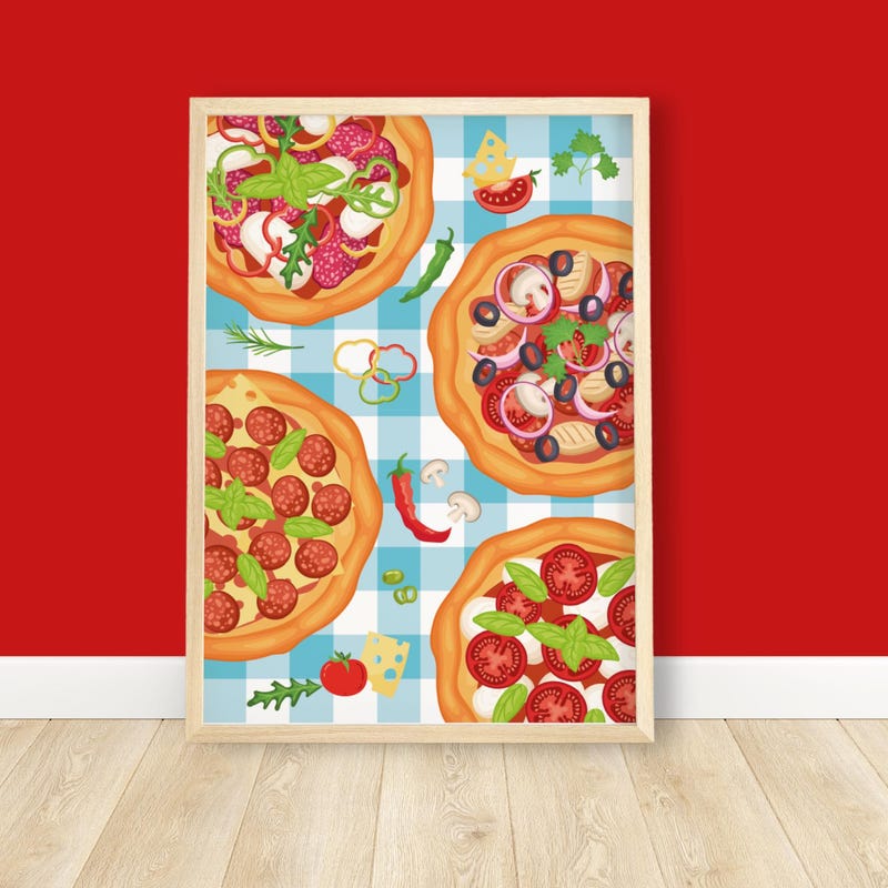 Pizza Art - Etsy