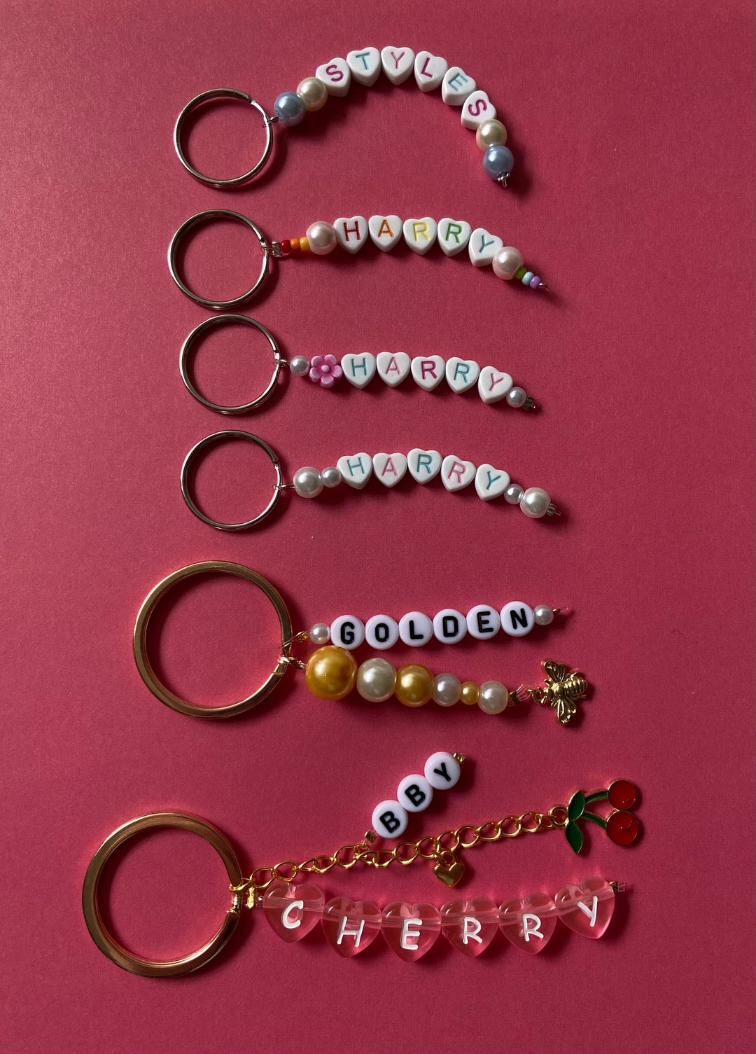 Fine Line Inspired Keychain I Harry Styles Keychains, Cherry Keychain ...