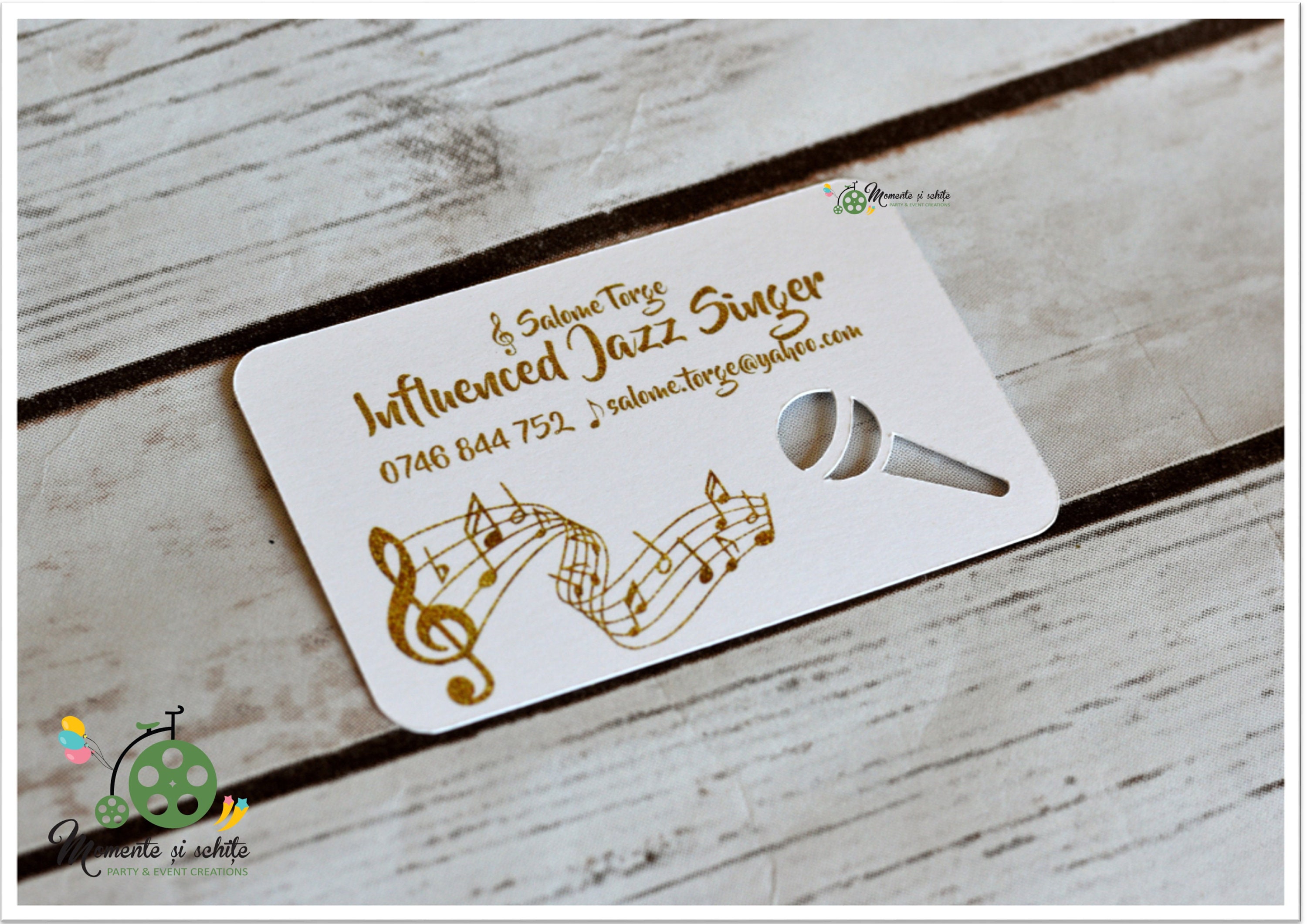 Singer Business Cards - Printable Cards