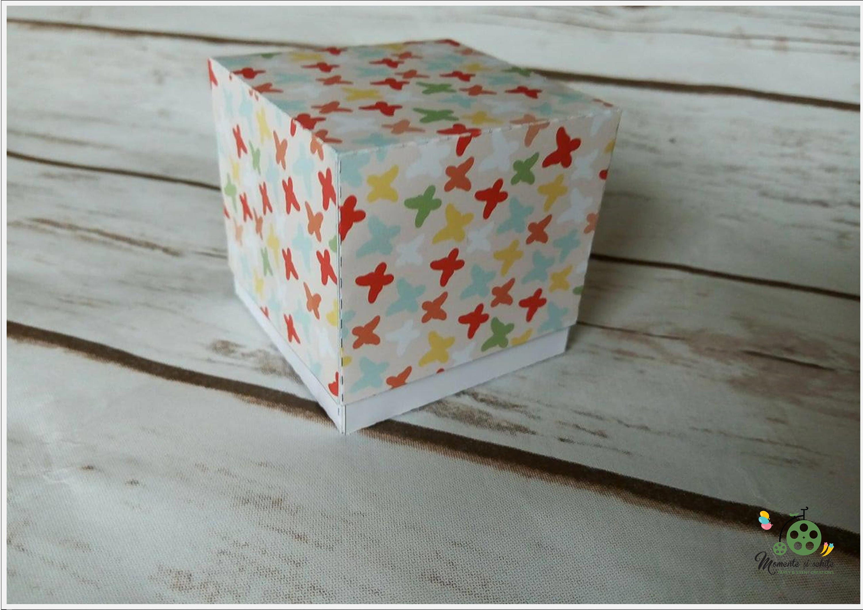 Printable Favor Box, Butterflies Theme, Party Favor Box, INSTANT ...