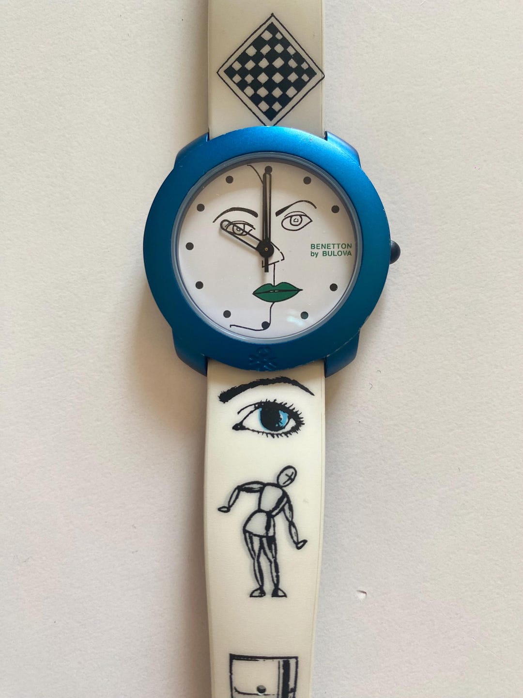 Vintage Benetton Wrist Watch United Colors of Benetton Watch by Bulova ...