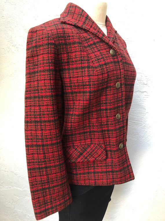 MED 50s Pendleton Disney Frontierland Wool Vintage Ja… - Gem