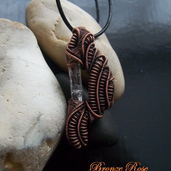 Heady Wire Wrapped Pendant - Etsy