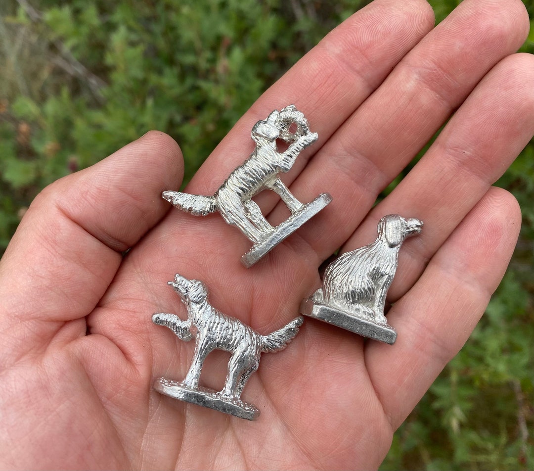 Dogs Pewter Figurine, Canines, Hand Cast - Etsy