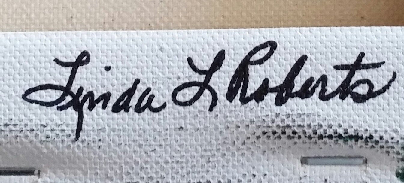 Psychedelic Bloom Original Abstract Acrylic Painting on 12 X 12 Gallery ...