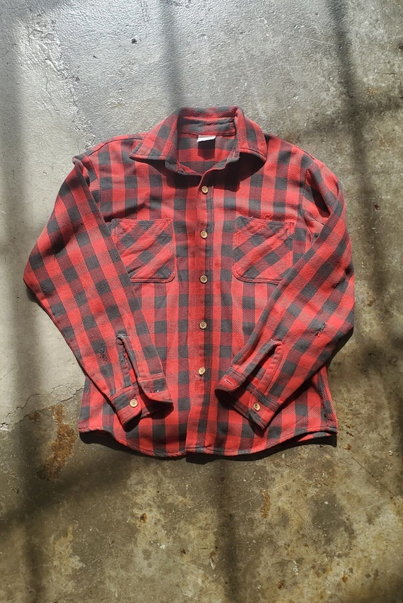Vintage red buffalo plaid - Gem
