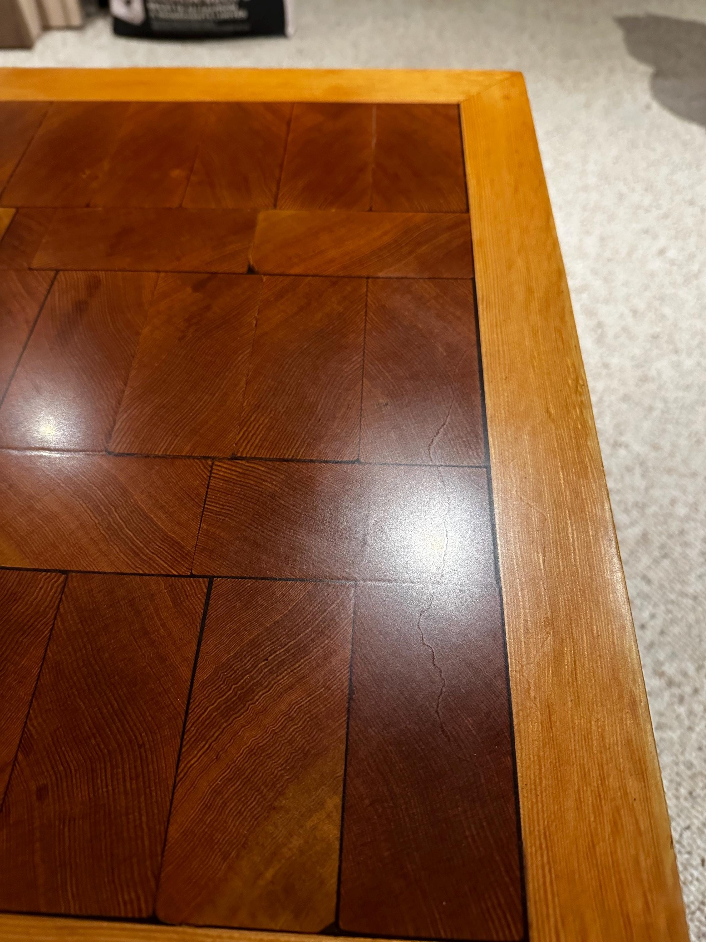 The Second Chance End Grain Table (longleaf Pine) - Etsy