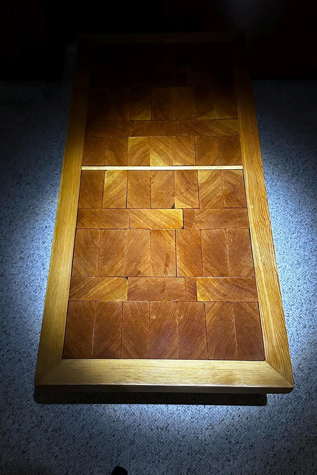 The Second Chance End Grain Table (longleaf Pine) - Etsy