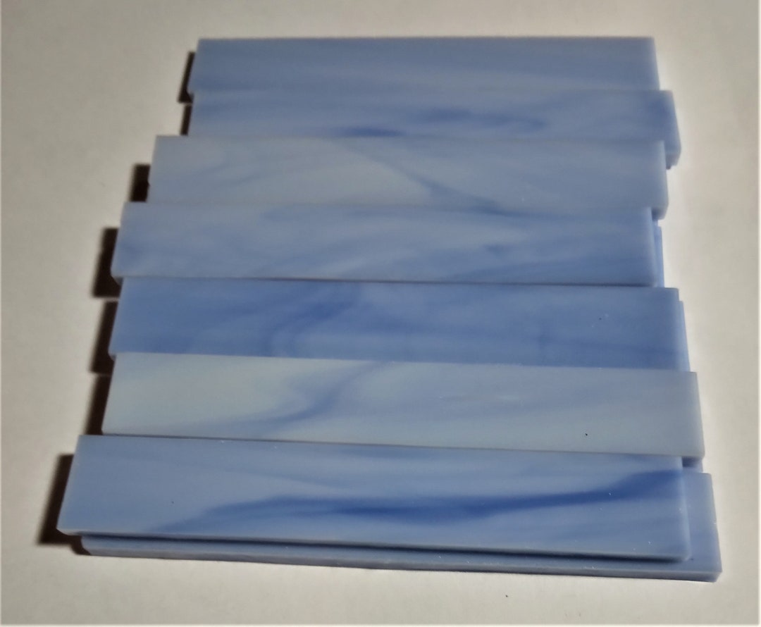 Blue Wispy Border Strips 3"x1/2"x3mm, 20-pieces - Etsy