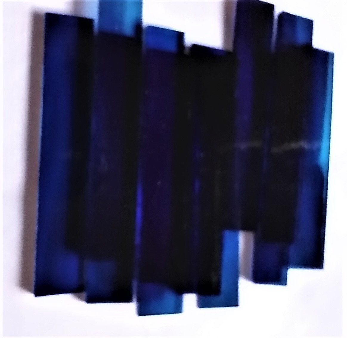 Midnight Blue Stained Glass Border Strips 3x1/2x3mm, 20-pieces - Etsy