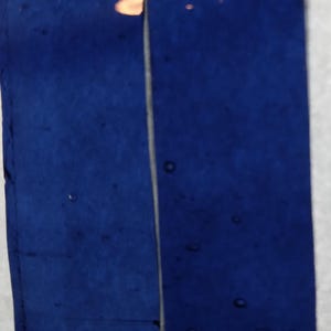 Stain Glass Strips Blue Transparent Water Glass, 3"x 1/2"x3mm, 20 ...