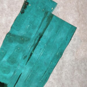 Heavy Texture Turquoise Stain Glass Strips 3x1/2x4mm, 20-pieces - Etsy