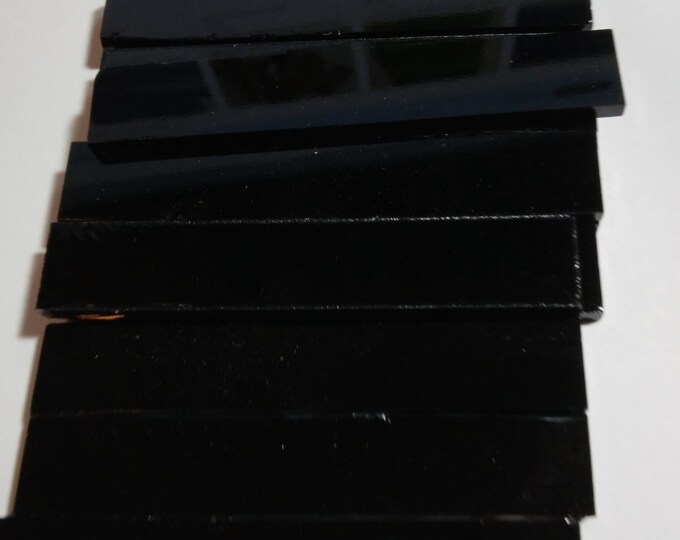 Black Stain Glass Border Strips, 3"x1/2"x3mm, 20-pieces - Etsy