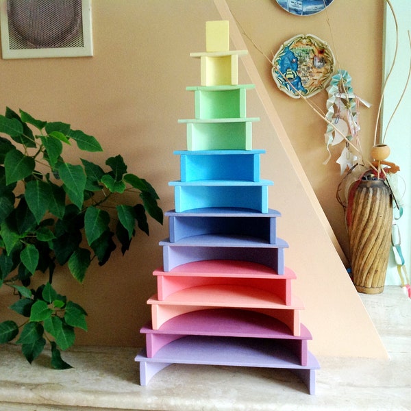 Rainbow Stacker - Etsy