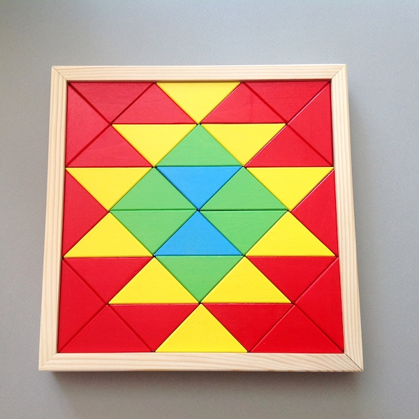 Geometric Puzzle - Etsy