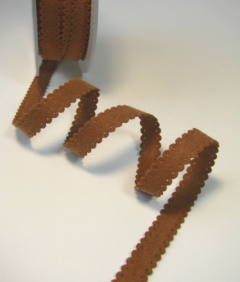 Suede Ribbon "lace", 10 Mm, Light Brown, Sold by the Meter Couture ...
