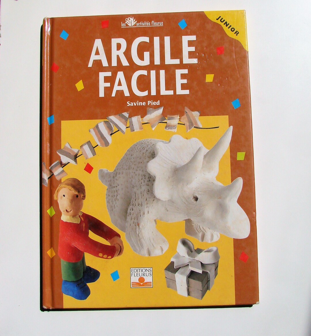 Vintage Children's Activity Book easy Clay Savine Pied Fleurus ...