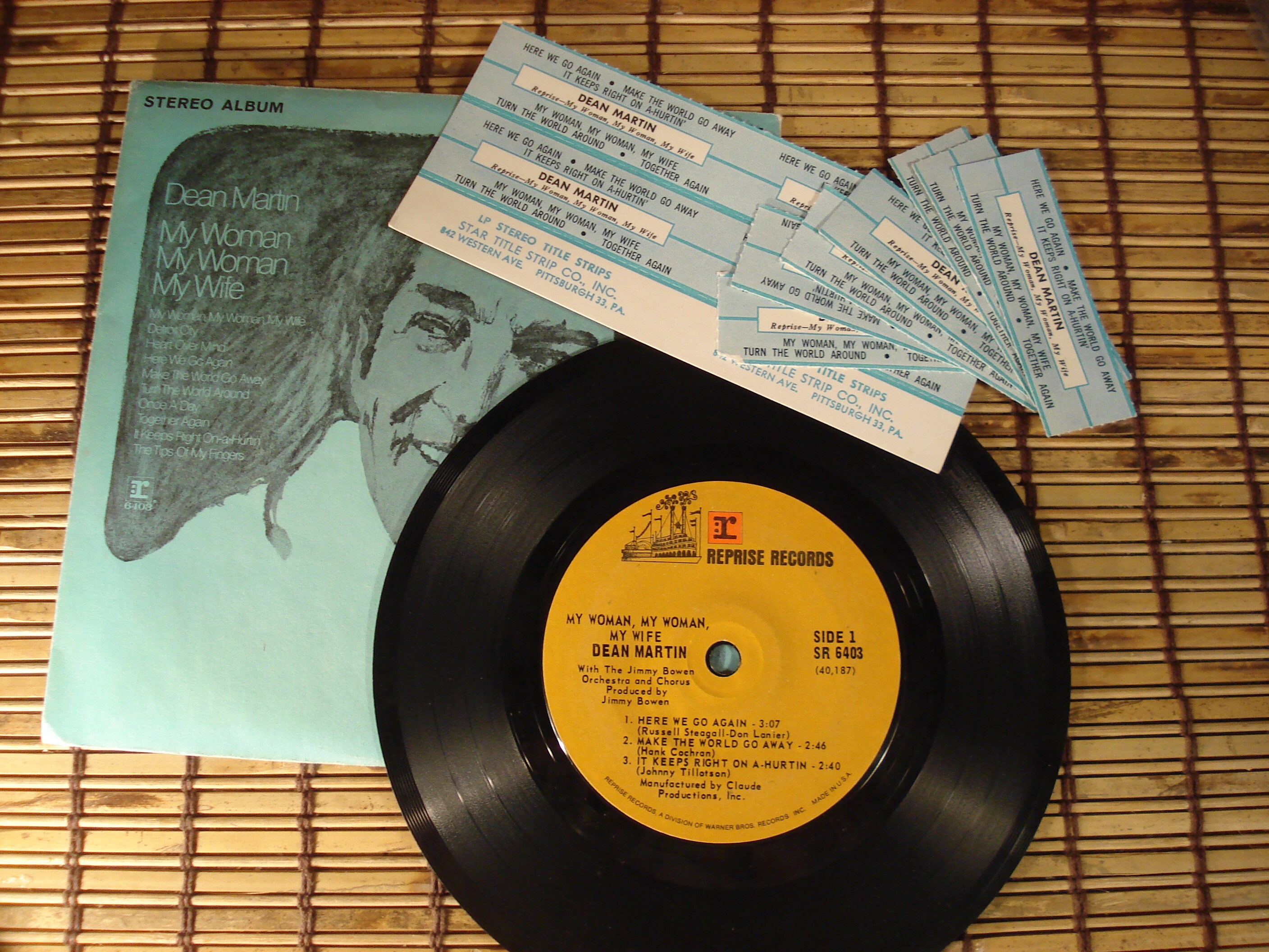 Dean Martin 7" Mini Jukebox LP - LLP #119 - 1970 - Etsy