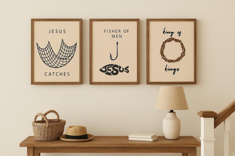 Minimalist Christian Wall Art Prints: Jesus Quotes, Bible Verse ...