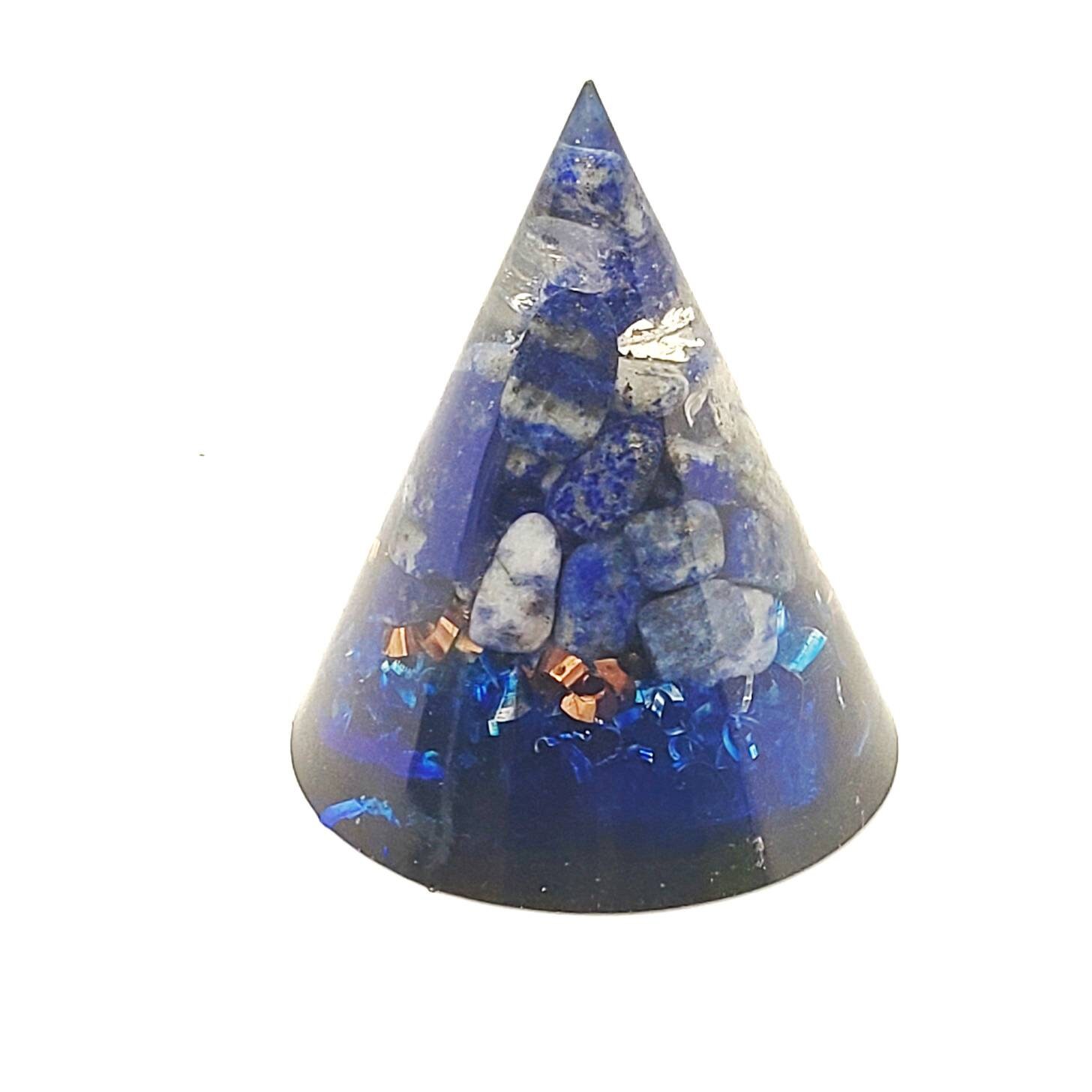 Taurus Season Lapis Lazuli Orgone Cone Holy Hand Grenade Orgone Energy ...