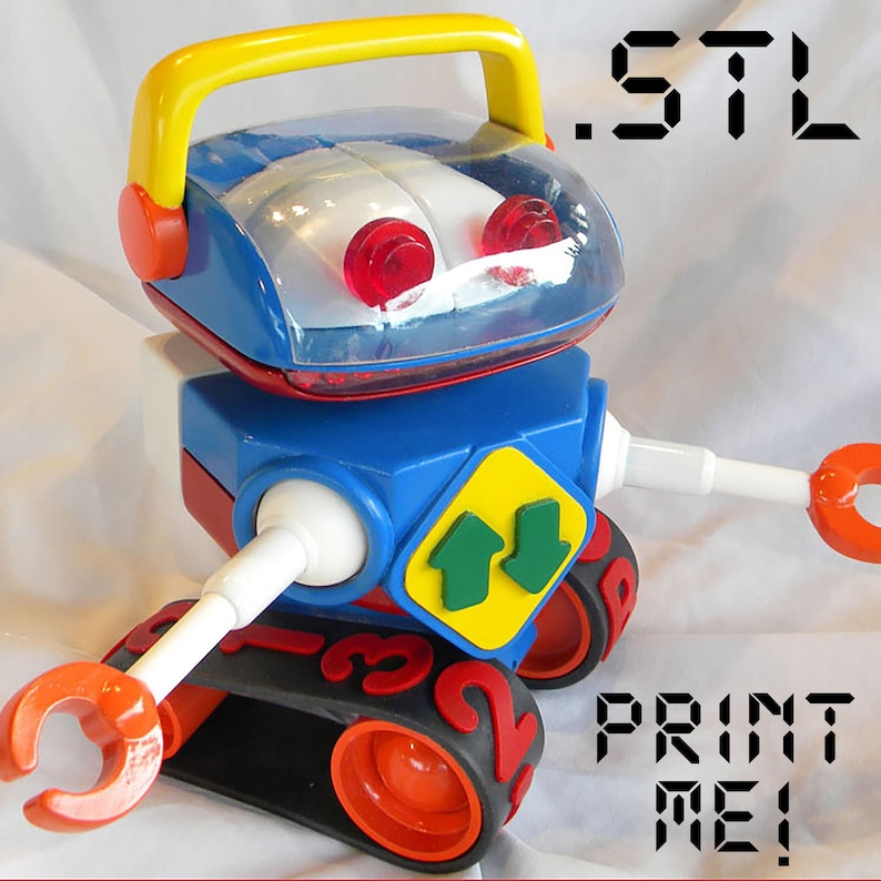 Robot Toy Printable Replica - Etsy
